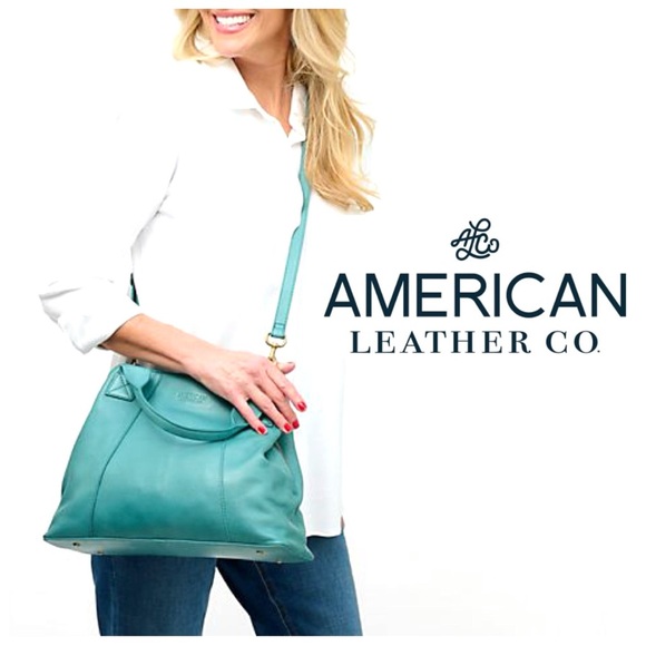 American Leather Co. | Bags | American Leather Co Ada Bag In Deep Lake ...